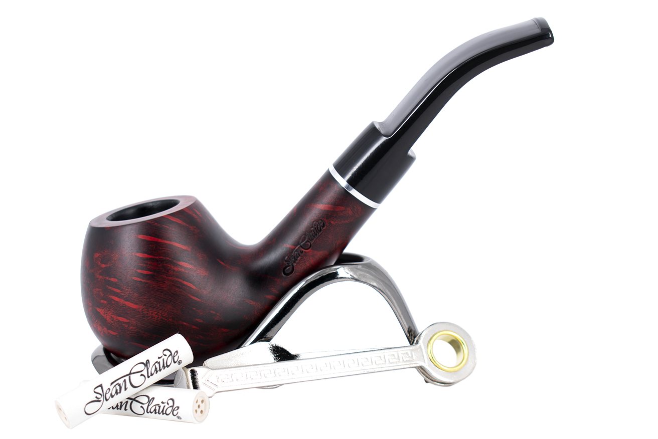 Smoke-King Pipe Smoker's Beginner Set (Bent Pipe)