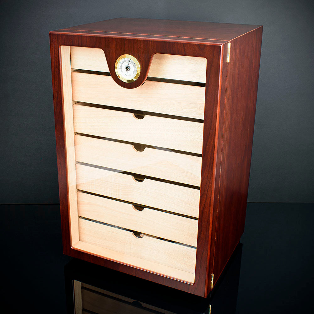 Cigar Humidor Cabinet Cherry HU22 - 200 Cigar Capacity