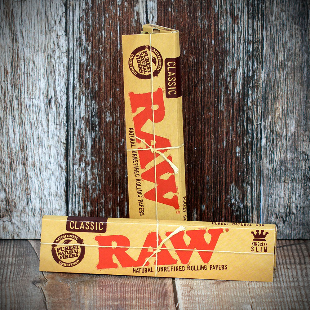 RAW | Classic King Size Slim Rolling Papers - Bundle of 2