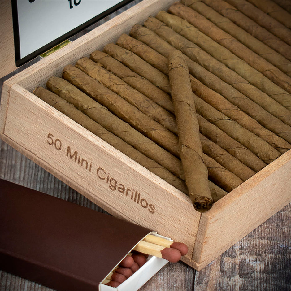Smoke-King Dutch Mini Cigarillos - Box of 50 Cigars Smoke-King