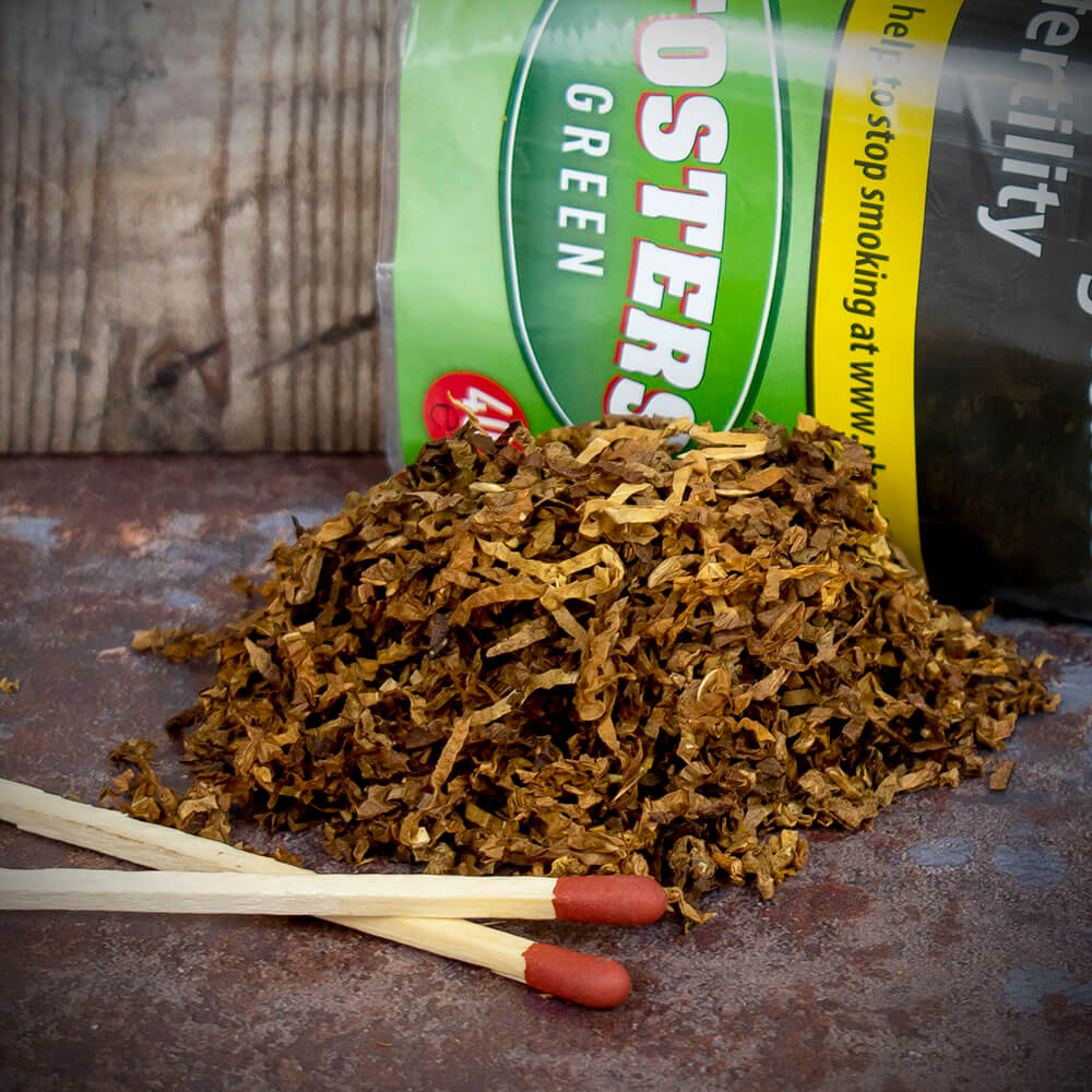 Fosters Green (Menthol) Shag Tobacco - 40g Pouch Smoke-King