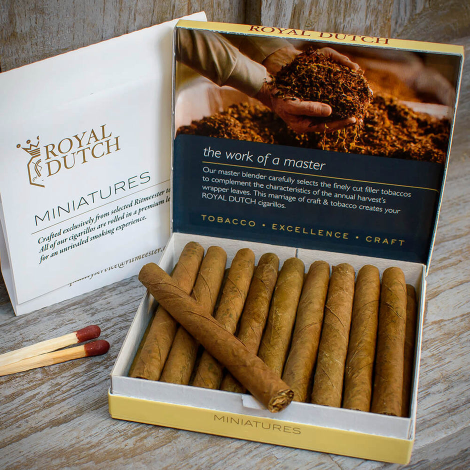 Royal Dutch Gold Miniatures Cigarillos - Pack of 20
