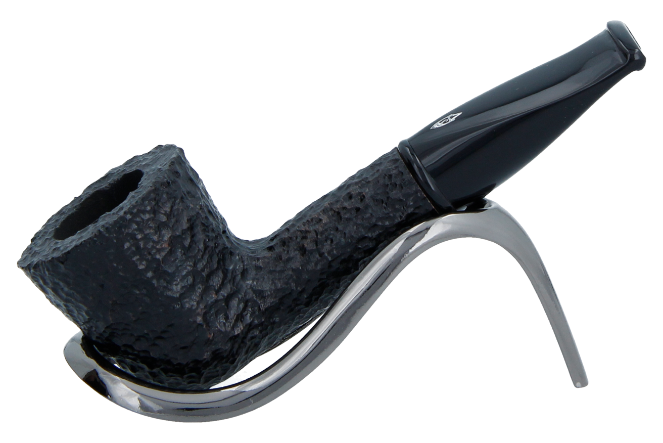 Savinelli Mini - Black Rusticated Briar Smoking Pipe - Shape 409 (6mm ...