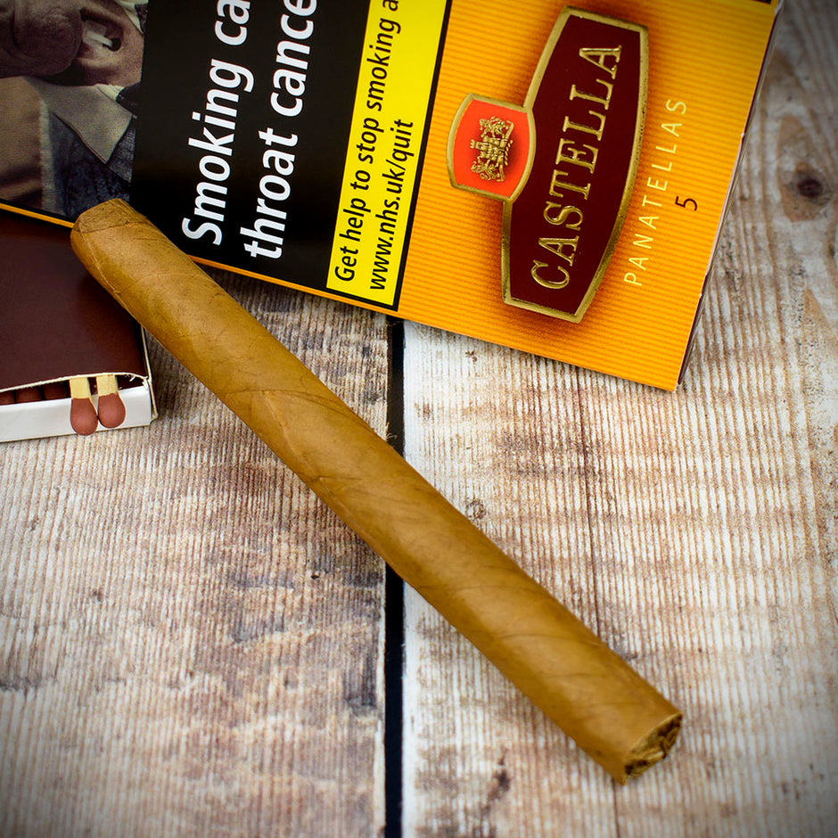 Castella Panatellas Cigars – Pack of 5 Cigars Smoke-King