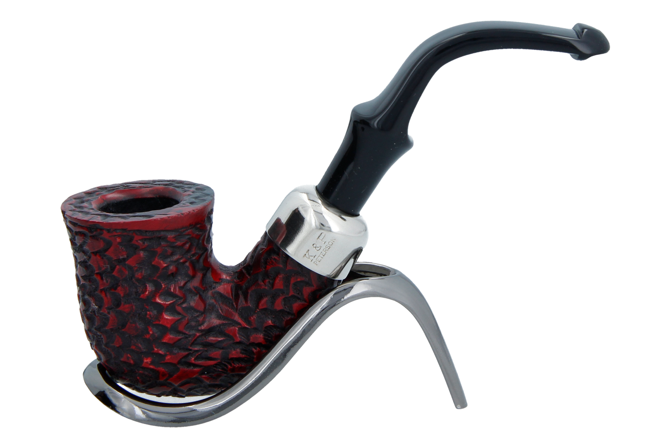 Peterson Of Dublin System Rustic Briar Smoking Pipe - Shape No.305