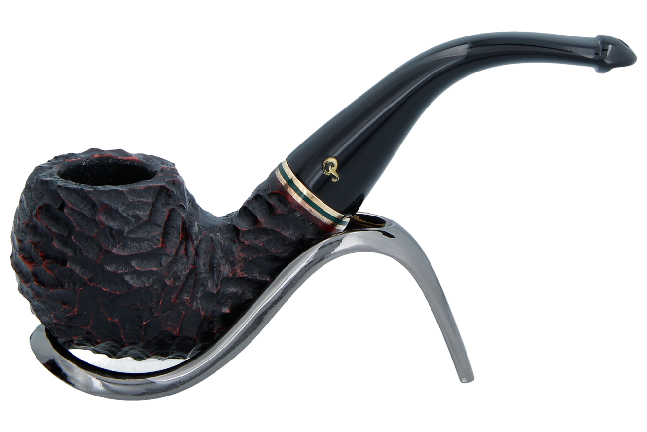 Emerald Rusticated Briar Pipe By Peterson of Dublin - Shape 03 (9mm ...