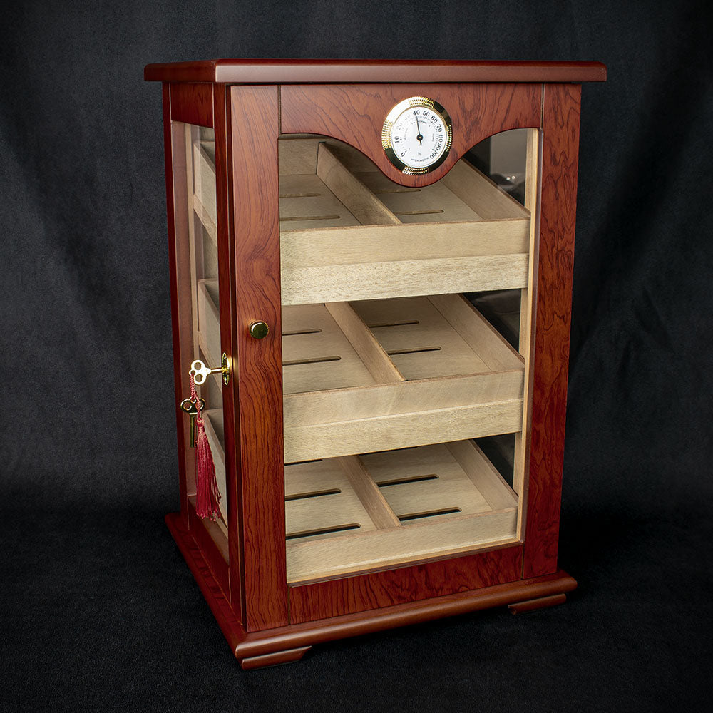 Sikarlan Rosewood Finish Humidor - 150 Cigars Smoke-King