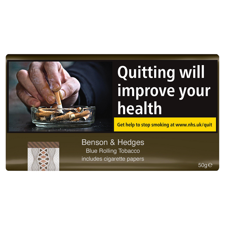 Benson & Hedges Blue Hand Rolling Tobacco - 50g Pouch Smoke-King