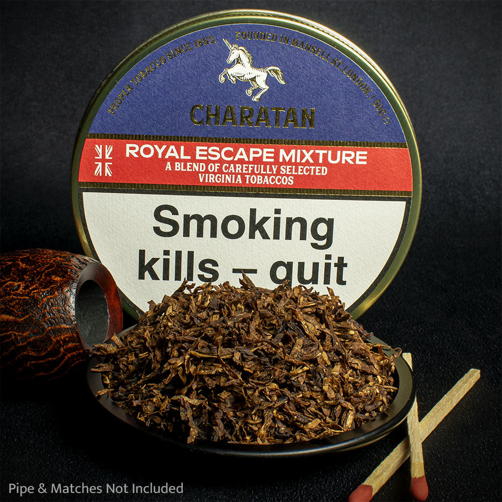Charatan | Royal Escape Mixture Pipe Tobacco 50g Tin - Smoke-King