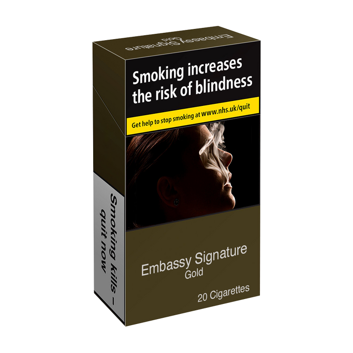 Embassy Signature Gold (Number 1 Red) King Size - 20 Cigarettes - Smoke ...