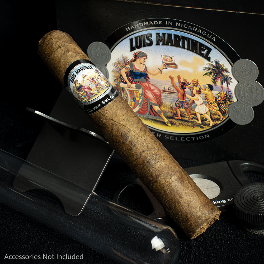 Luis Martinez Crystal Robusto Silver Selection Cigar - Single - Smoke-King