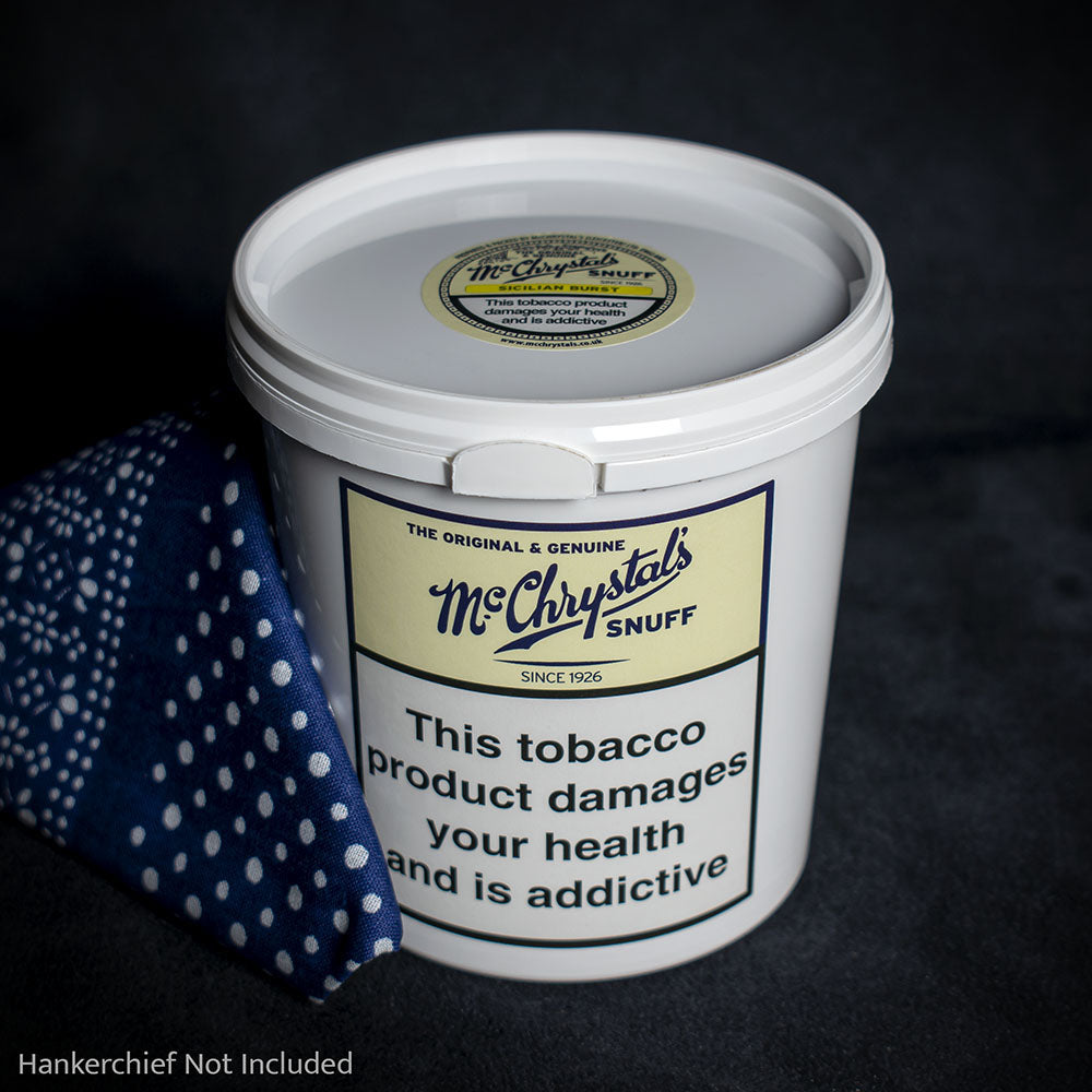 McChrystal's Sicilian Burst (Lemon) Snuff - 200g Tub | Smoke-King
