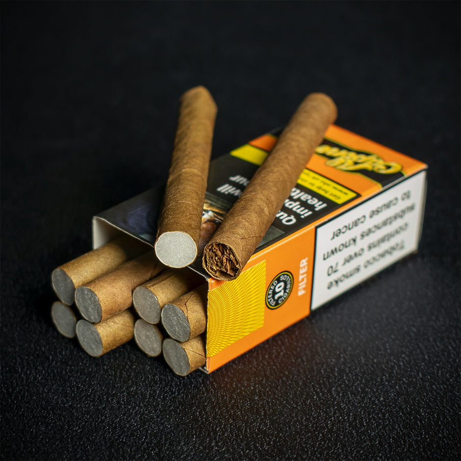 Al Capone Pockets Flame Cognac Filter Cigarillos - Pack of 10