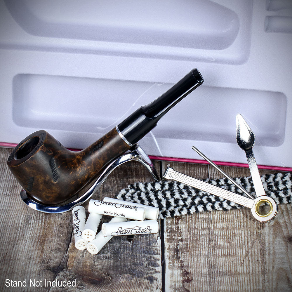 Smoke-King Pipe Smoker's Beginner Set (Straight Rustic Pipe) Smoke-King