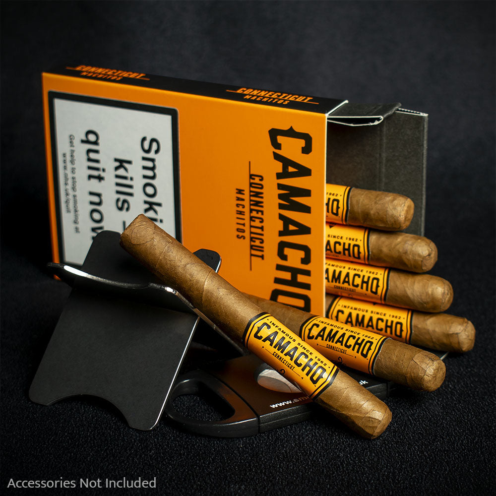 Camacho Connecticut Machitos Cigars - Pack of 6 Smoke-King