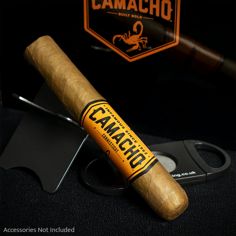 Camacho Connecticut Robusto Cigars - Box of 20