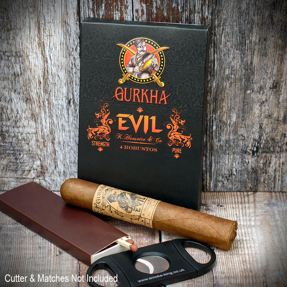 Gurkha Evil Robusto - Pack of 4 Cigars Smoke-King