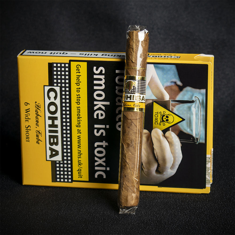 Cohiba Wide Short Cuban Cigars - Pack of 6
