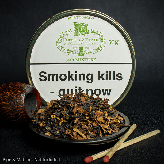 10gm Sample Fribourg and Treyer 34th Mixture Pipe Tobacco Smoke-King