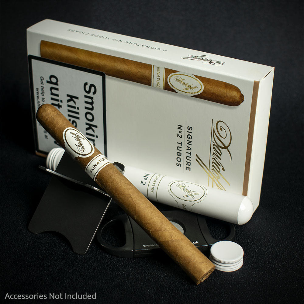 Davidoff Signature No. 2 (Tubos) Cigar - Pack of 4 Smoke-King