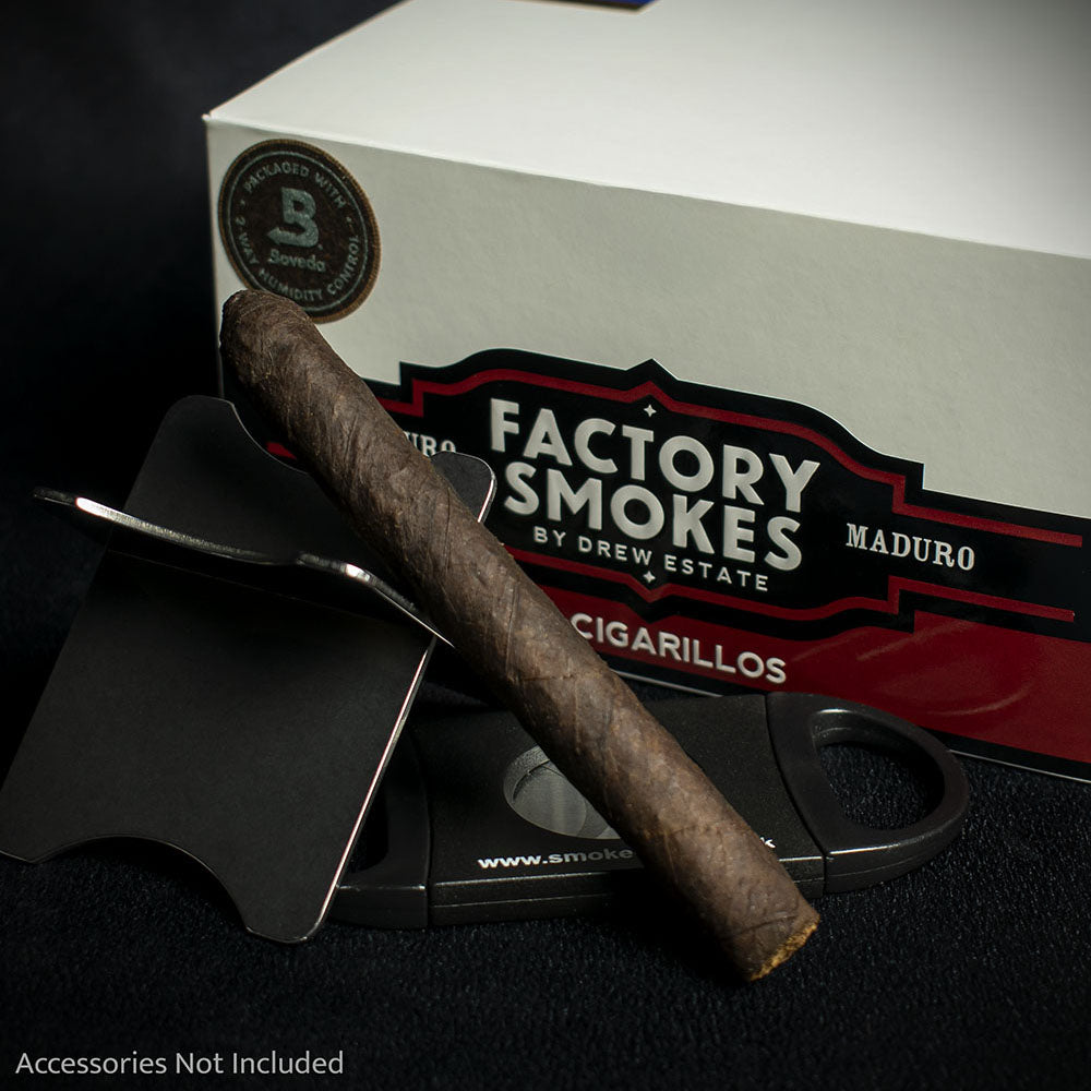 Drew Estate Factory Smokes Maduro Cigarillos - Box of 50