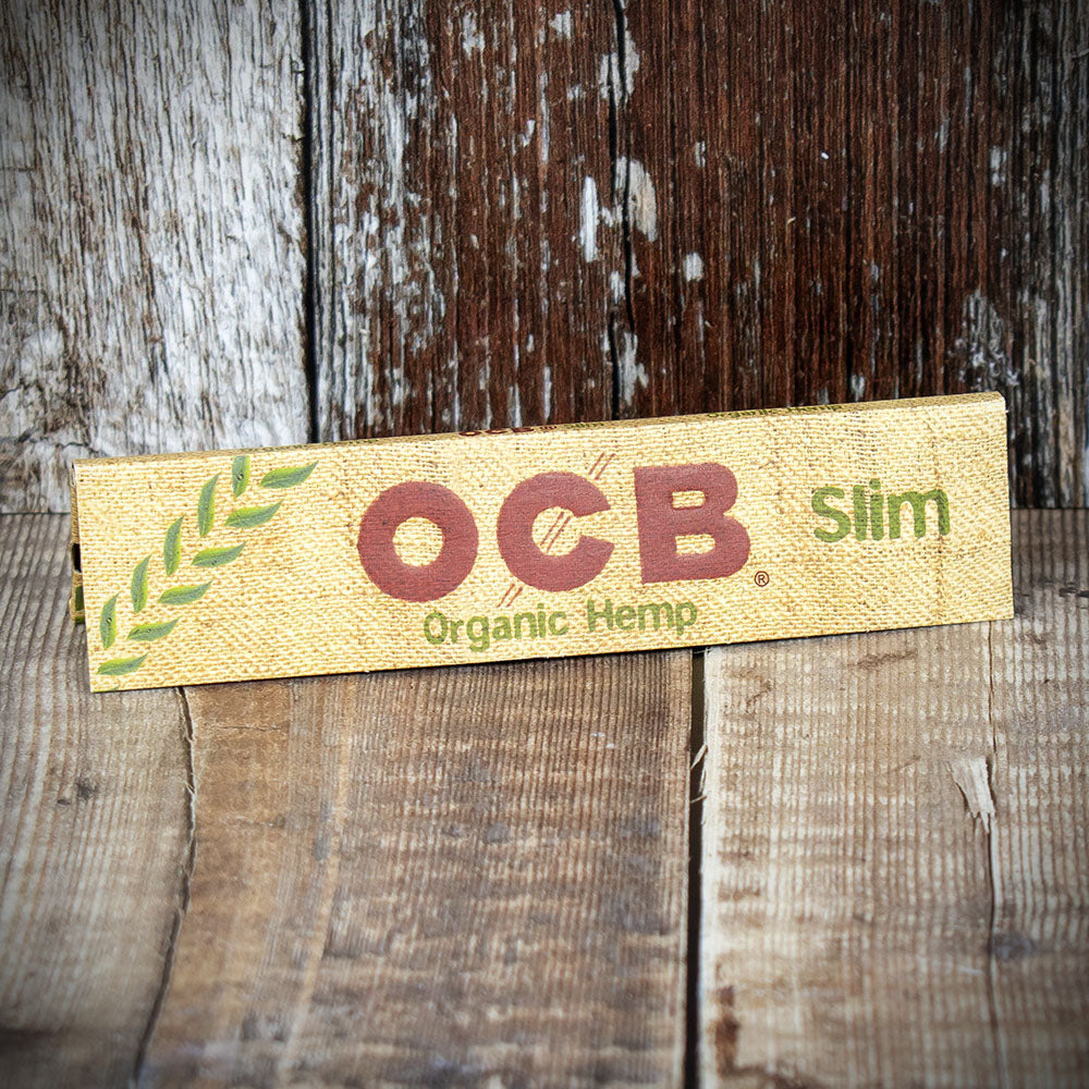 OCB Kingsize Slim Organic Hemp Rolling Papers - Single Pack