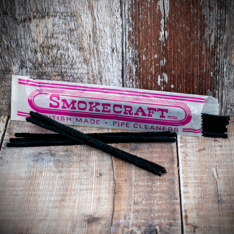Smokecraft Black Pipe Cleaners (Pack of 20) British Made