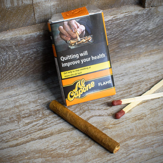 Al Capone Pockets Flame Cognac Filter Cigarillos - Pack of 10