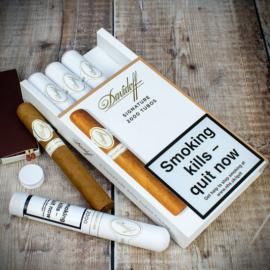 Davidoff Signature 2000 (Tubos) Cigar - Pack of 4 Smoke-King