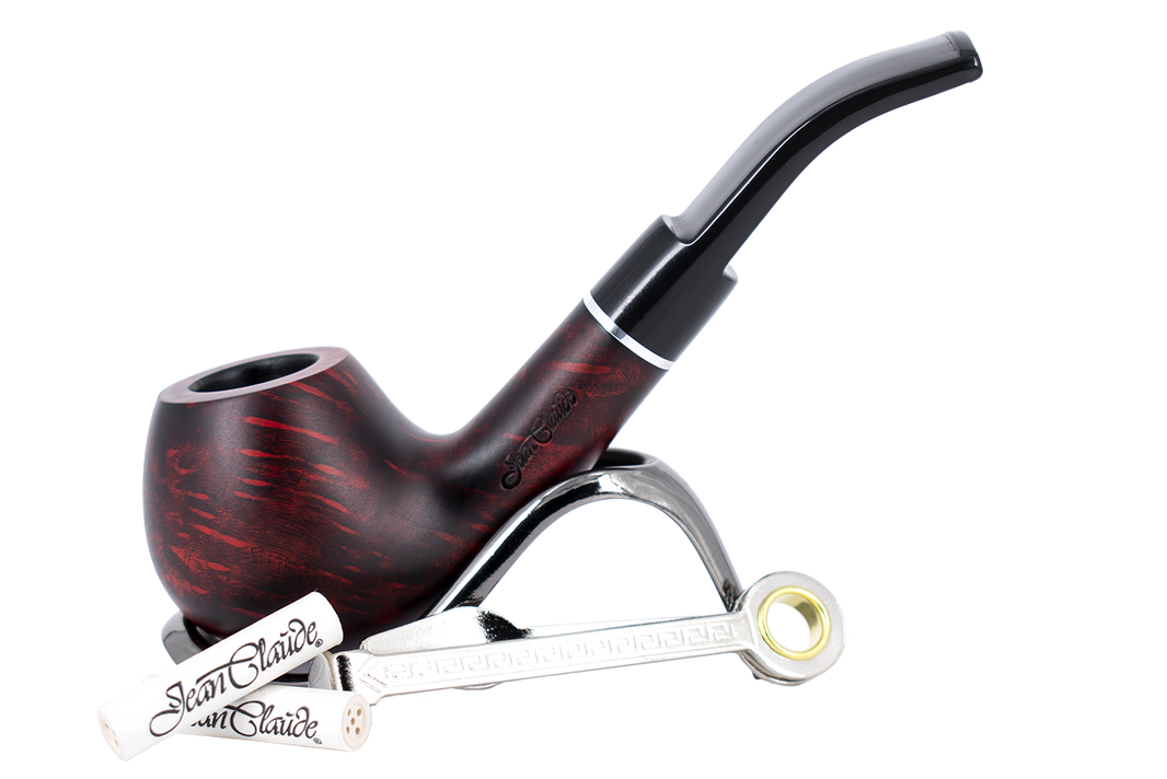 Jean Claude Pipe Smoker's Starter Set - Bent Pipe