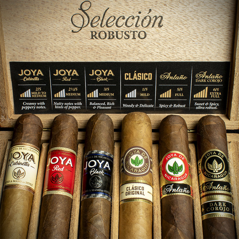 Joya de Nicaragua Robusto Cigars Sampler - Box of 6