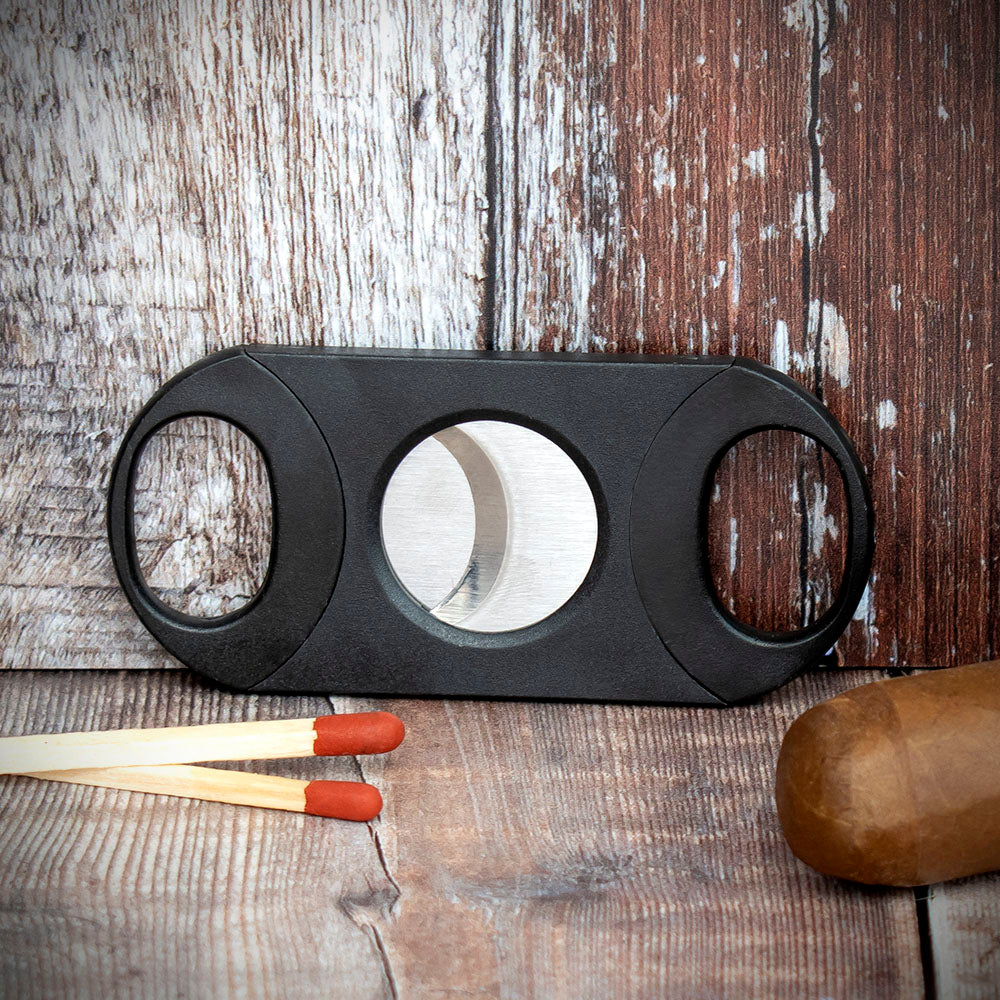 Twin Blade Cigar Cutter - Plastic (Large Guage) Smoke-King