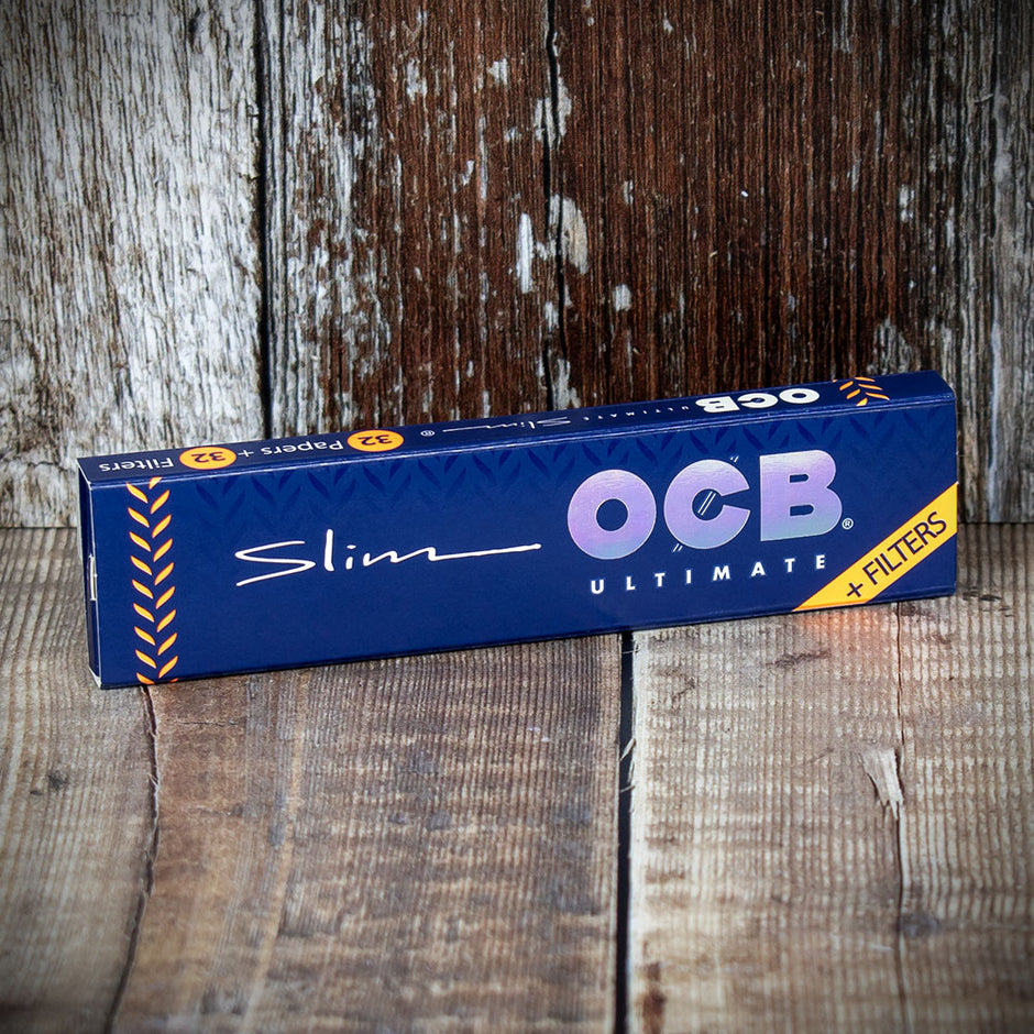 OCB Kingsize Slim Ultimate Rolling Papers & Tips - Single Pack