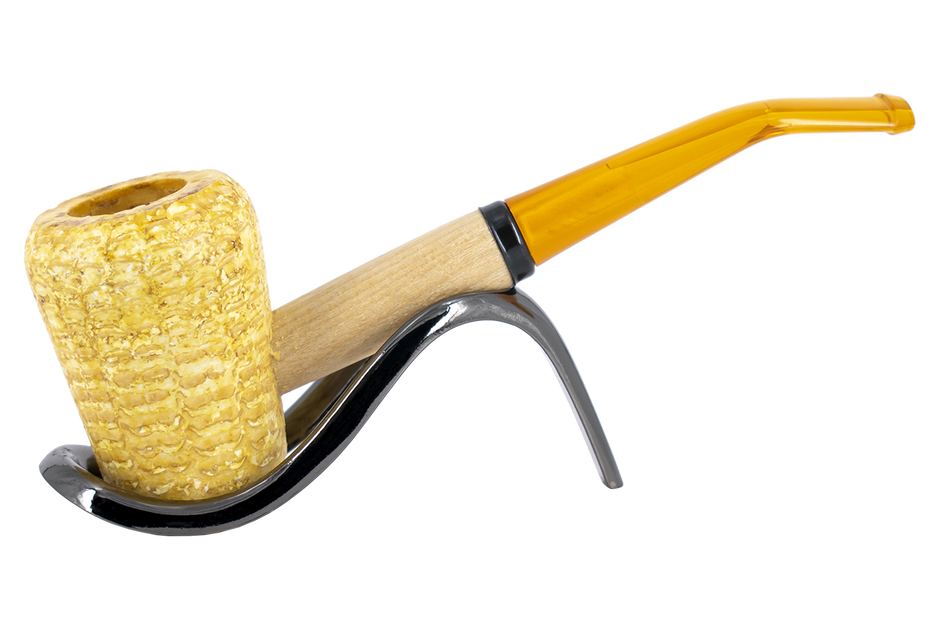 Missouri Meerschaum Original Legend Corn Cob Pipe - Bent