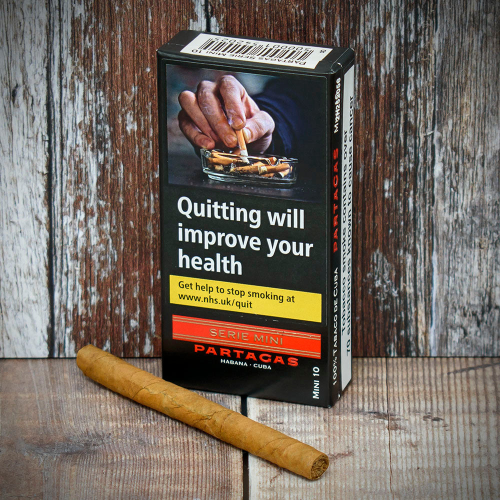 Partagas Serie Mini Cuban Cigarillos - 10 Pack