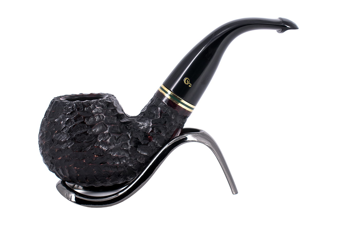 Emerald Rusticated Briar Pipe By Peterson of Dublin - Shape XL02 (9mm ...