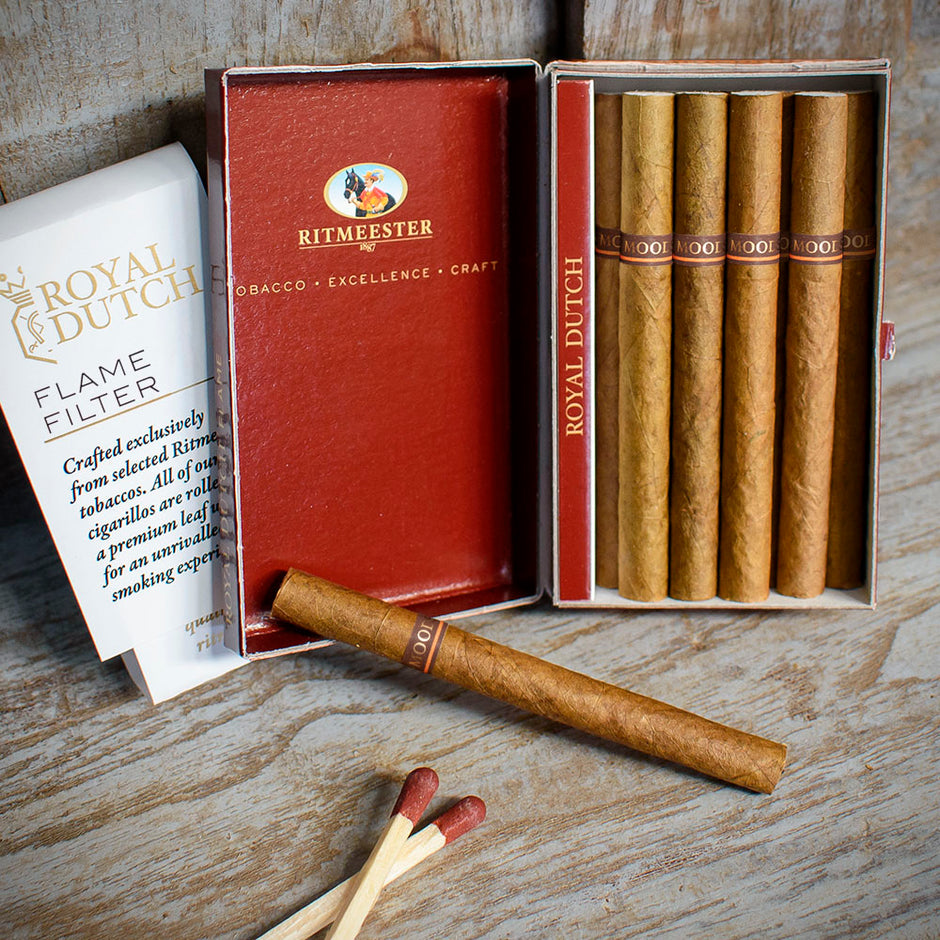 Royal Dutch Flame (Vanilla & Honey) Filter Cigarillos - 10 Pack