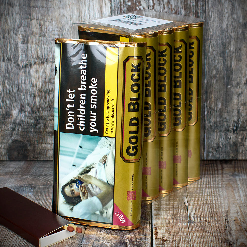 Gold Block | Pipe Tobacco | 40g Packet