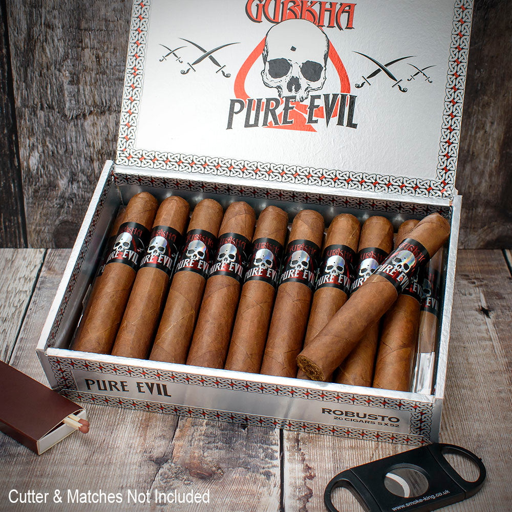 Gurkha Pure Evil Robusto Cigars - 20 Box