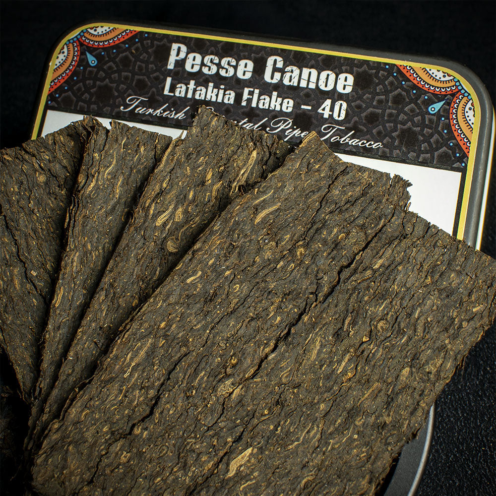 Pesse Canoe Latakia Flake 40 - 50g Tin