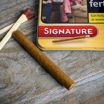 Signature (Café Crème) Original Small Cigars - Pack of 10 | Smoke-King