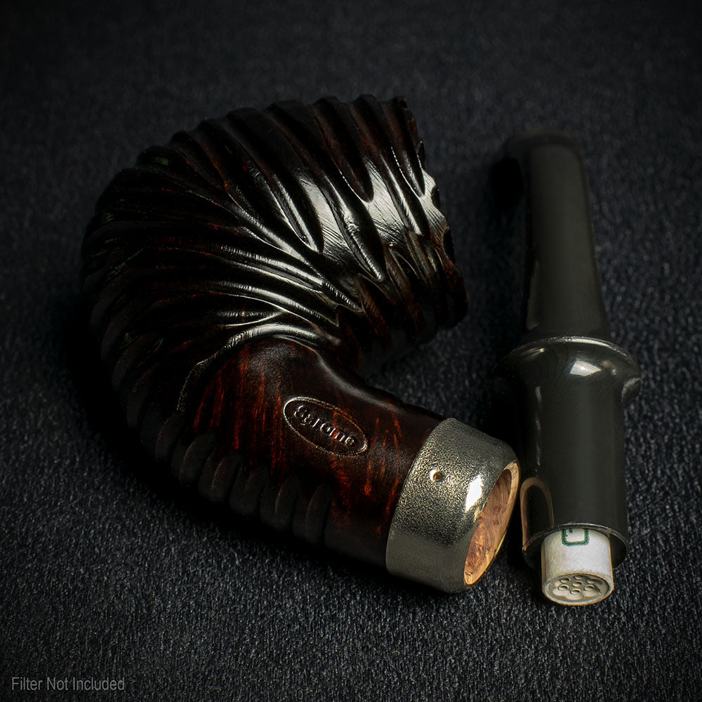 Sarome System Rustic Briar Pipe Smoke-King