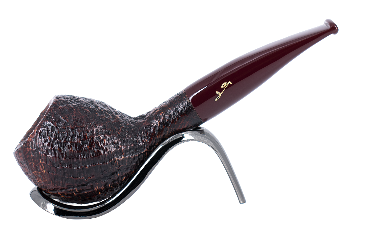 Savinelli Autograph (Limited Edition) Sandblasted Black Briar Pipe - 0