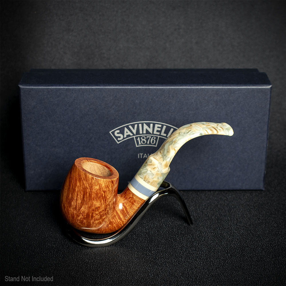 Savinelli Sasso Smooth 614 - 6mm Briar Pipe