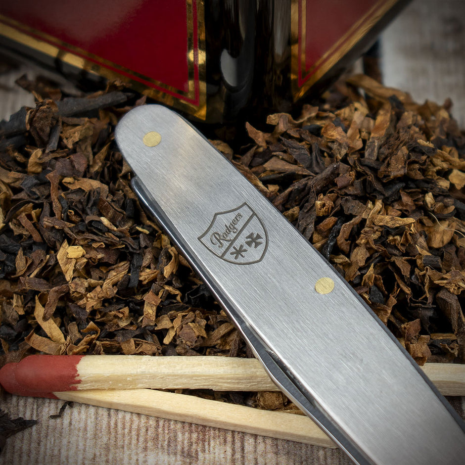 Rodgers Classic Pipe Smokers Knife - Chrome | Smoke-King
