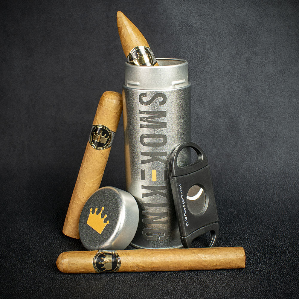 Smoke-King Crown 3 Cigar Gift Tin