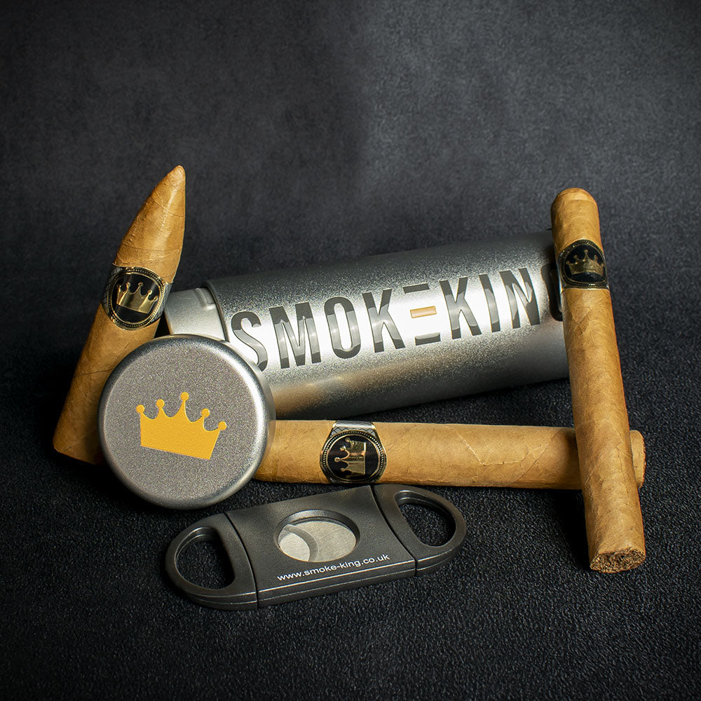 Smoke-King Crown 3 Cigar Gift Tin