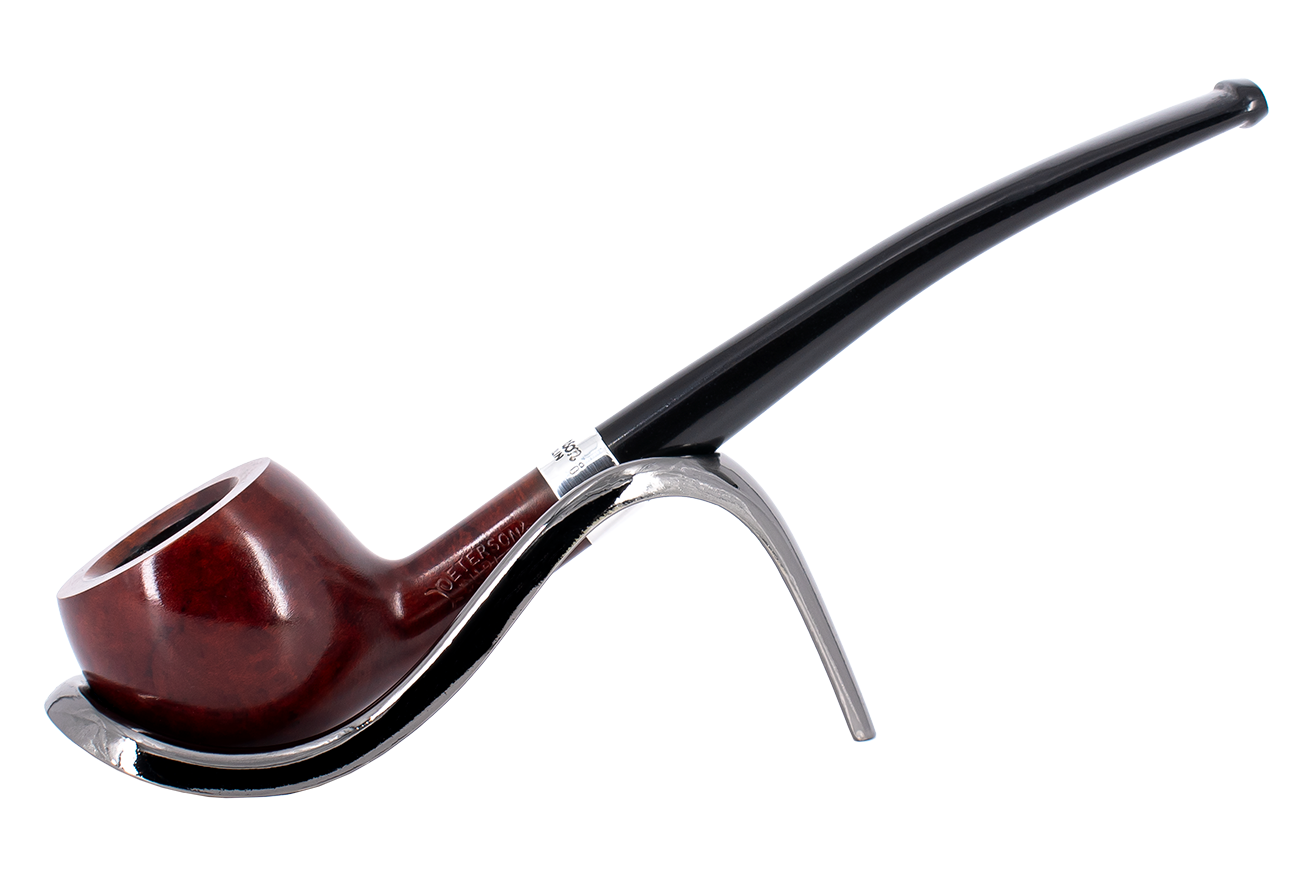 Peterson of Dublin Jnr. Terracotta Silver Mounted Prince Smoking Pipe