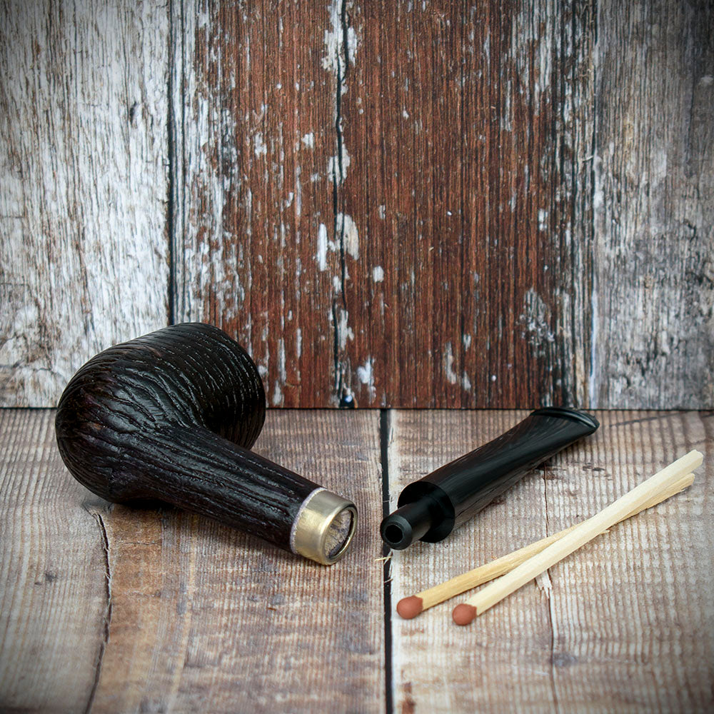 Smoke-King Beechwood Pipe Straight Rustic Smoke-King