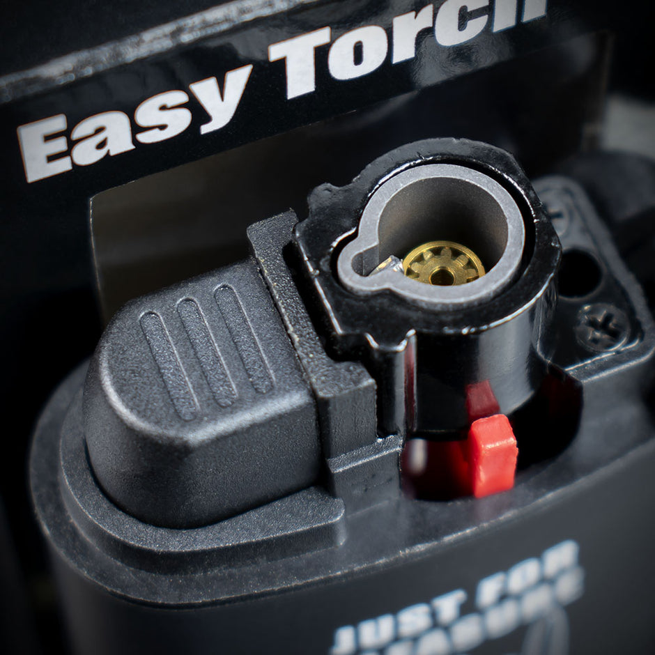 Smoke-King Easy Torch Single Jet Flame Cigar Lighter - Black Smoke-King